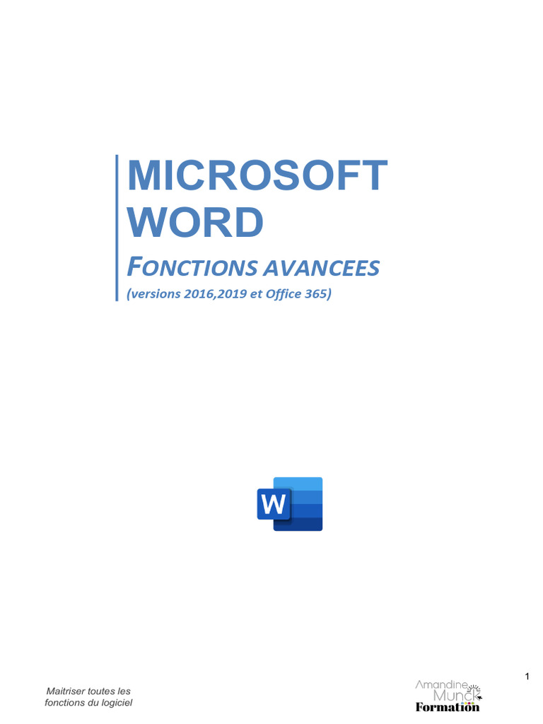 Mem Word Fonctions Avancees 2022 | PDF | Microsoft Word | Texte