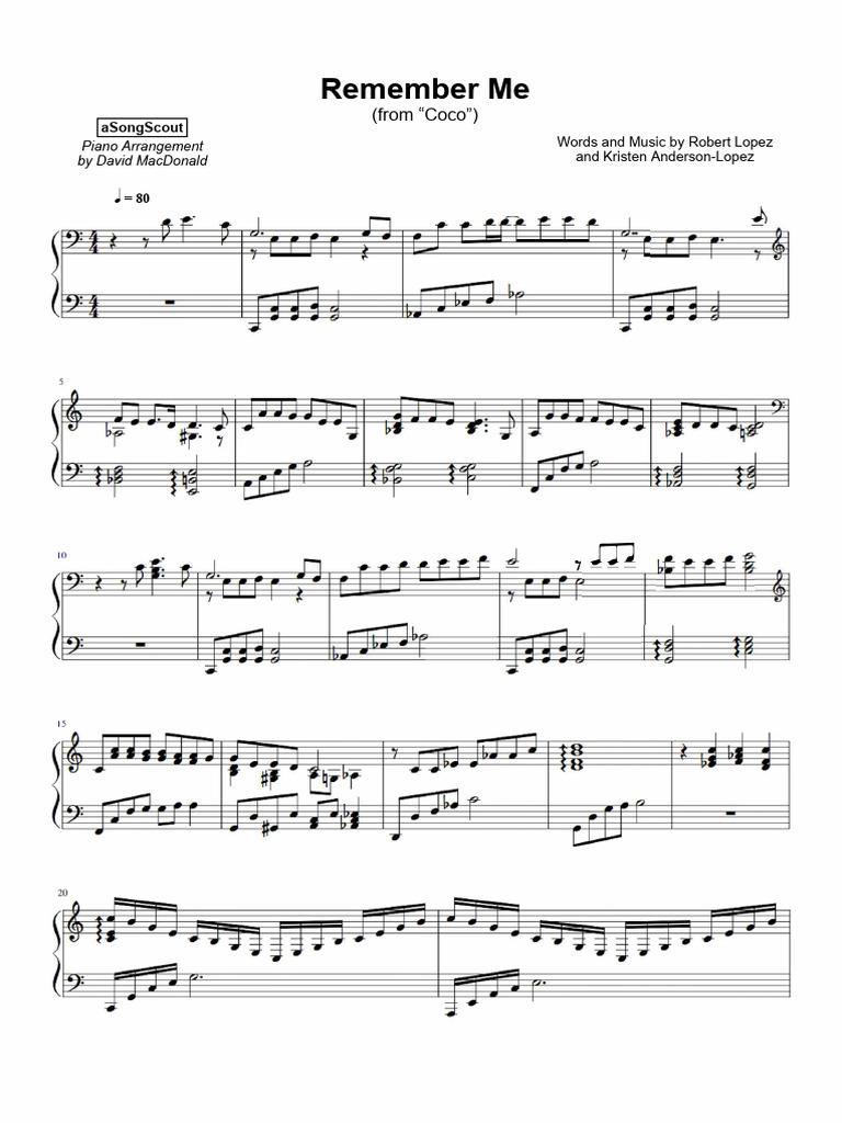 RememberMe (Coco) | PDF