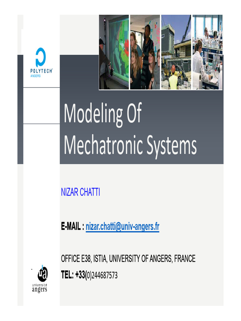 MechatronicsLecture20202021 230930 163506 | PDF | Mechatronics | Simulation