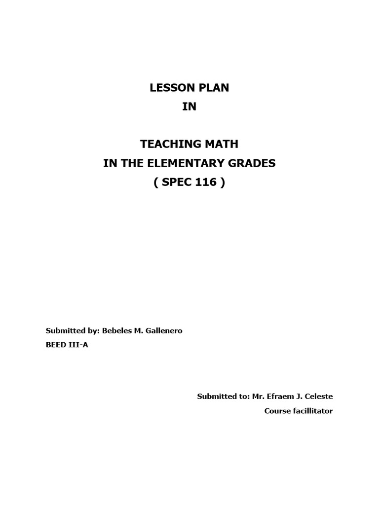 LP in Math FINAL BEB | PDF