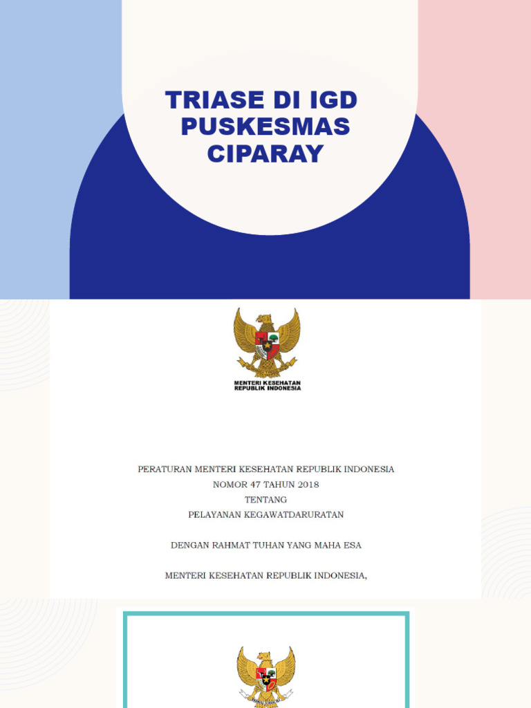 03 Triase Di IGD Puskesmas Ciparay | PDF