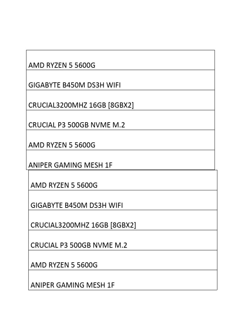 Amd Ryzen 5 5600g | PDF
