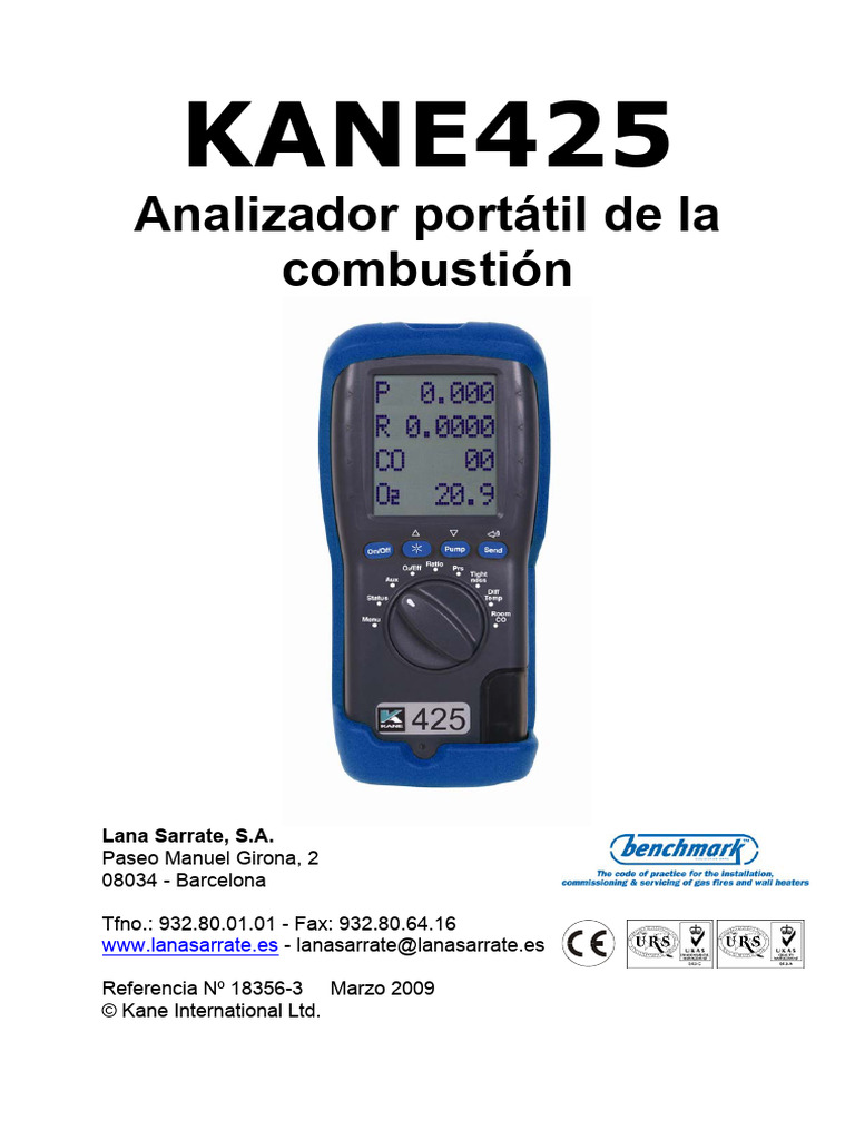 Manual KANE425: Uso y Funciones | PDF | Informática