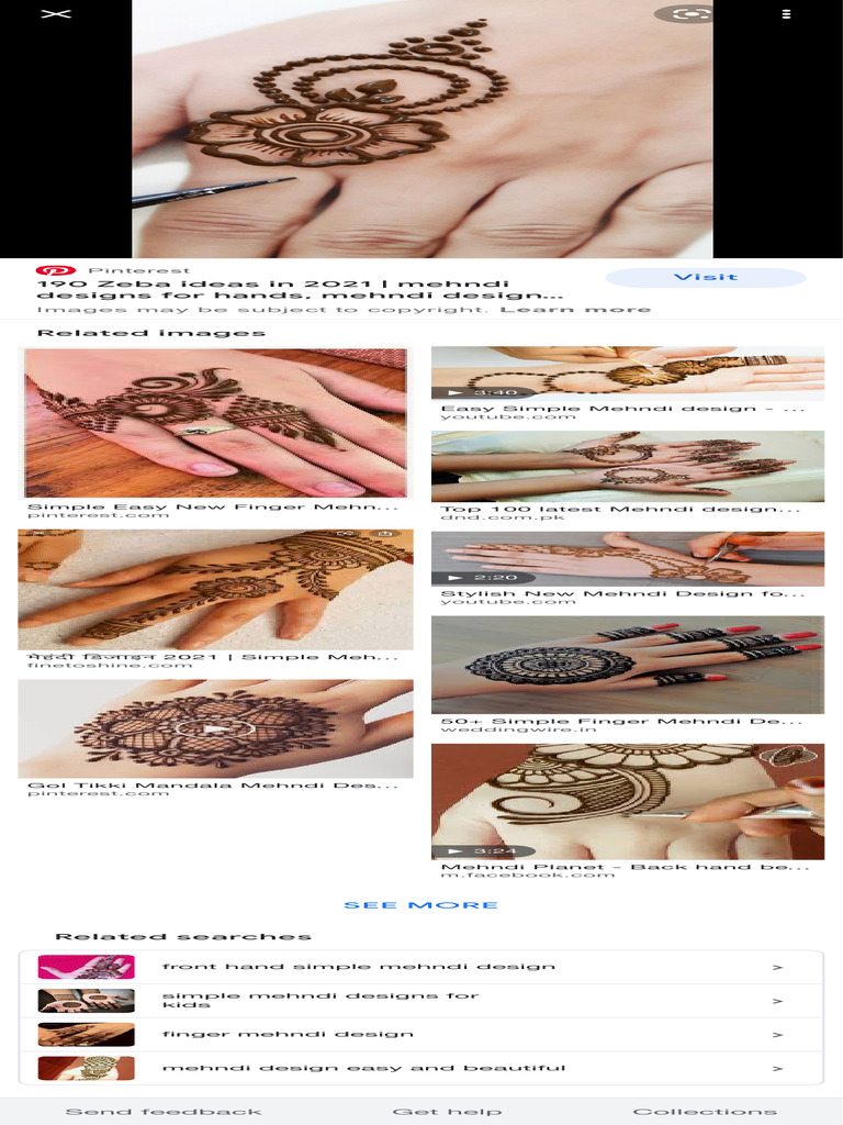 Mehndi Designs - Google Search | PDF