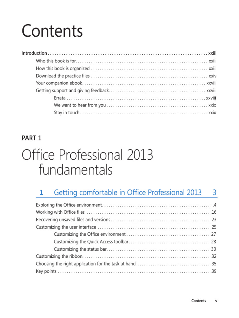 Office Professional 2013 Fundamentals | PDF | Graphical User Interfaces | Microsoft Windows