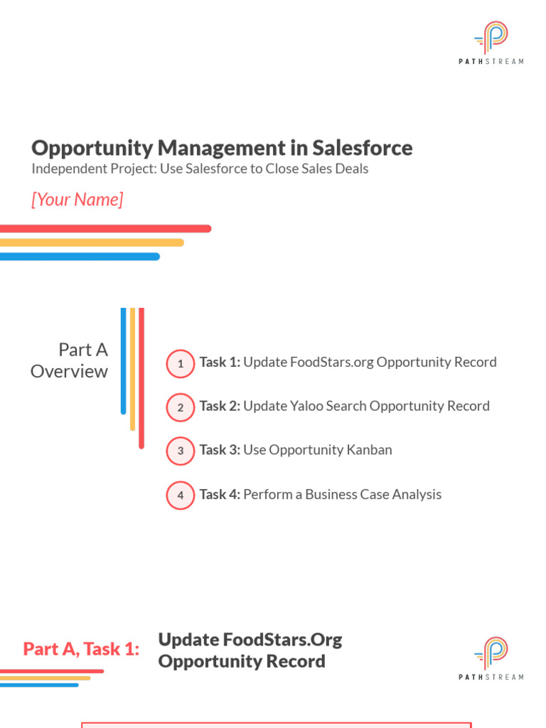 Opportunity Stages - Product - Order | PDF