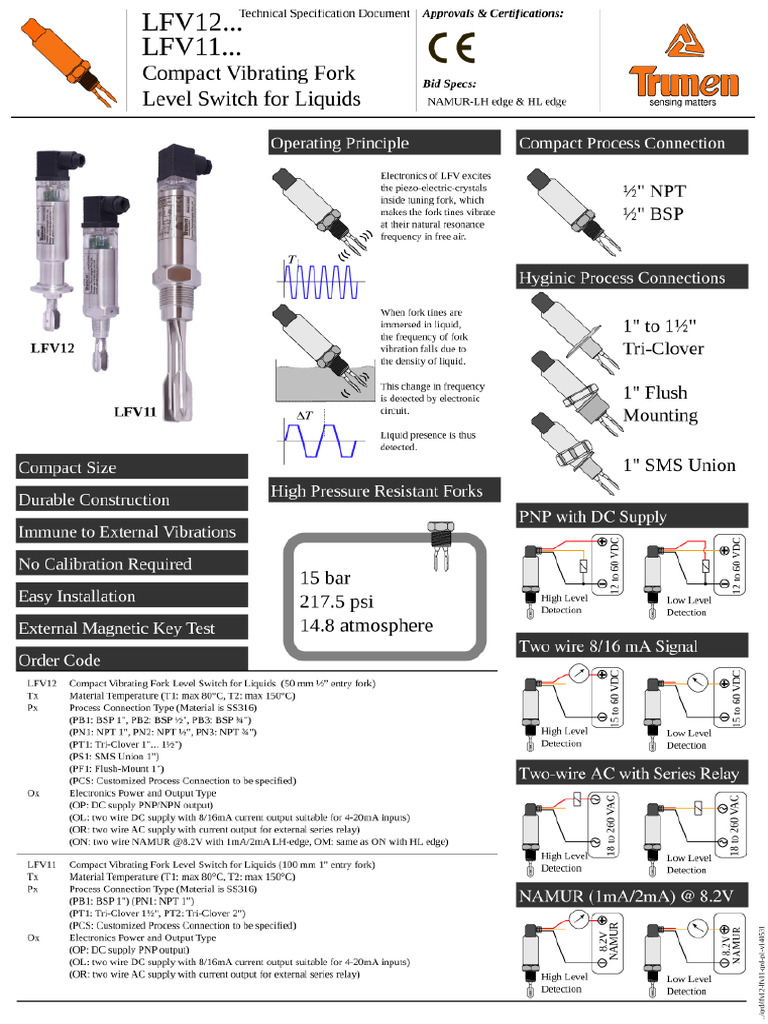 Point Level Switch | PDF