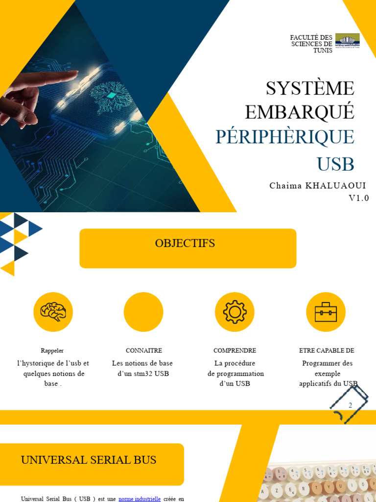 Introduction au Système USB Embarqué | PDF | USB | Télécommunications