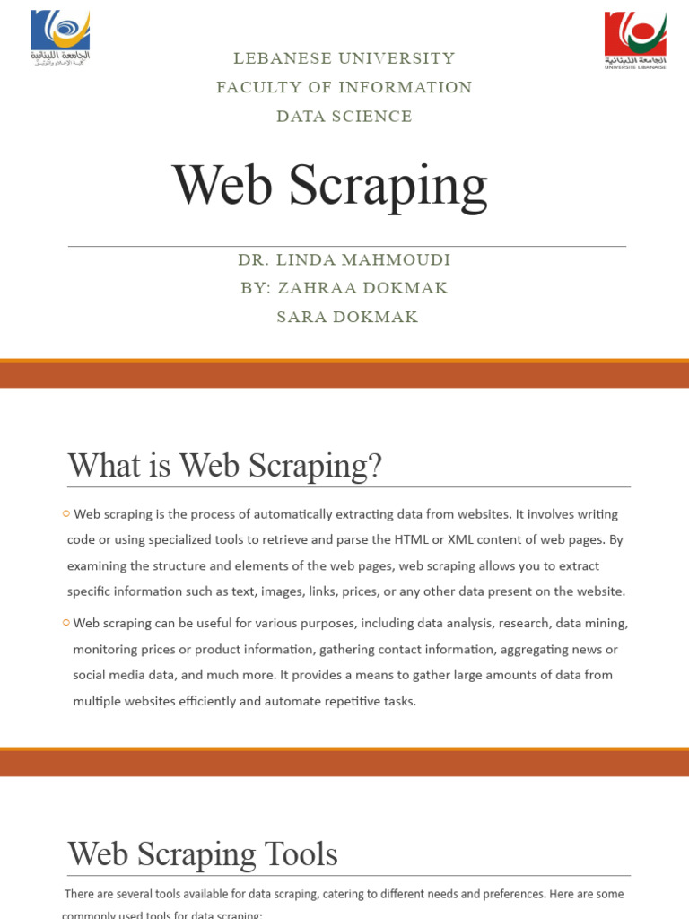 Web Scraping | PDF