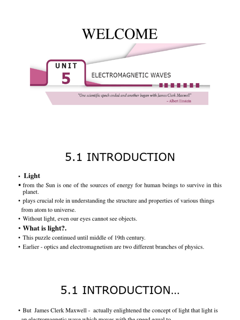 E M Waves | PDF | Electromagnetic Induction | Magnetic Field