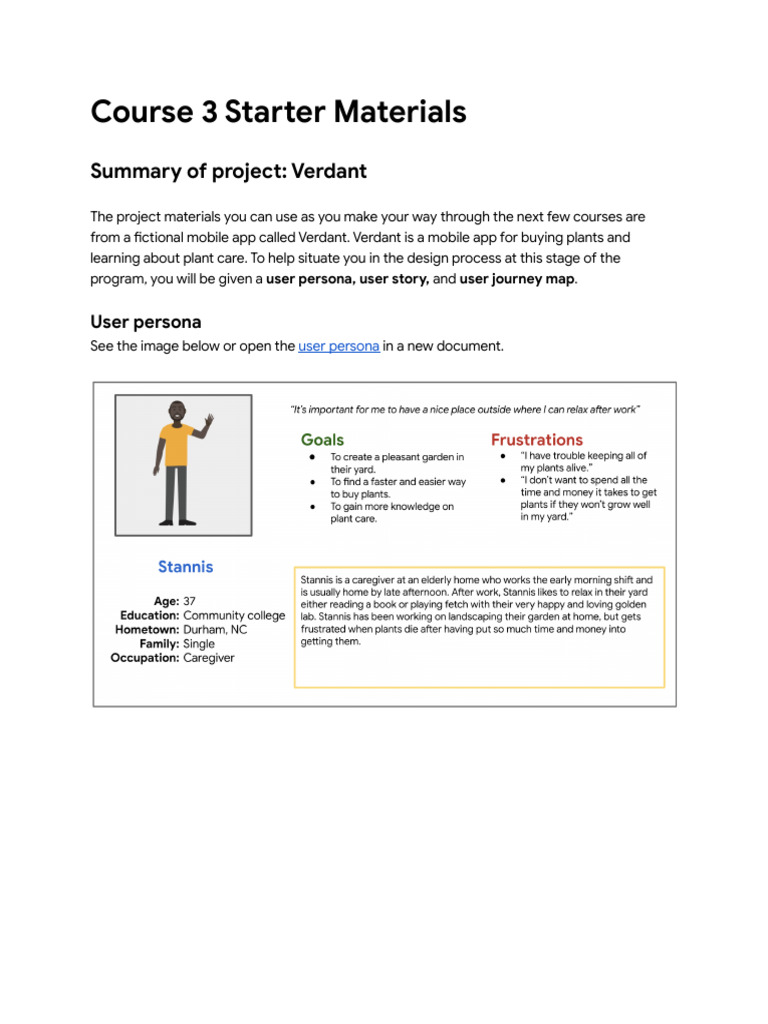 Google UX Design Certificate - Starter Materials - Course 3 | PDF | Computers