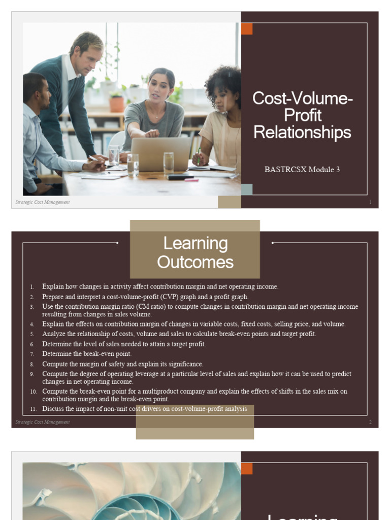 Cost-Volume-Profit Relationships | PDF | Cost Accounting | Accounting