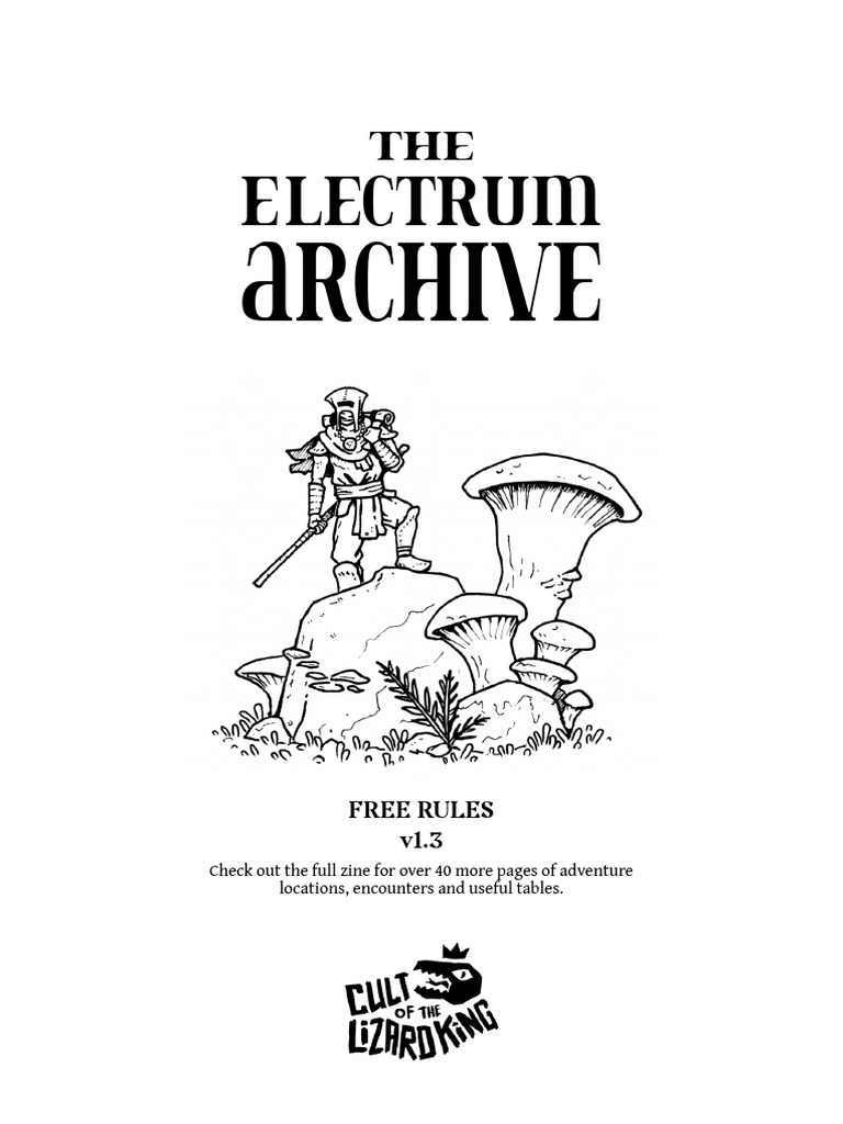 The Electrum Archive - Free Rules Version 1 - 3 | PDF | Shield