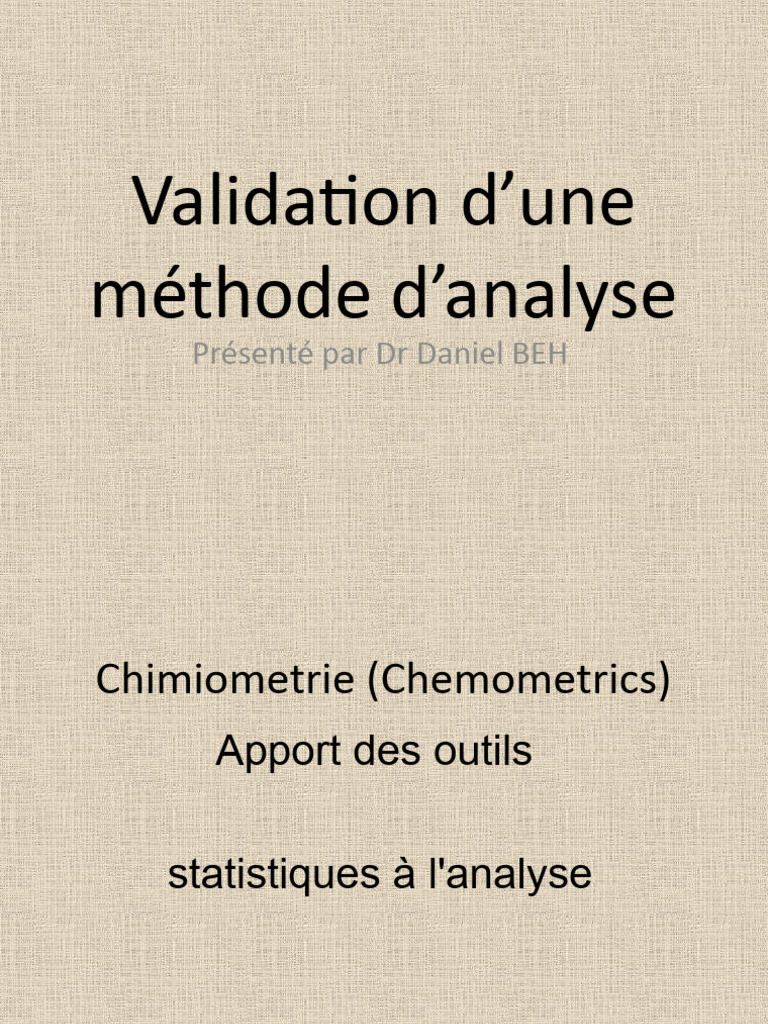 Valida Methode | PDF