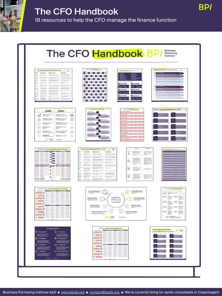 The CFO Handbook | PDF