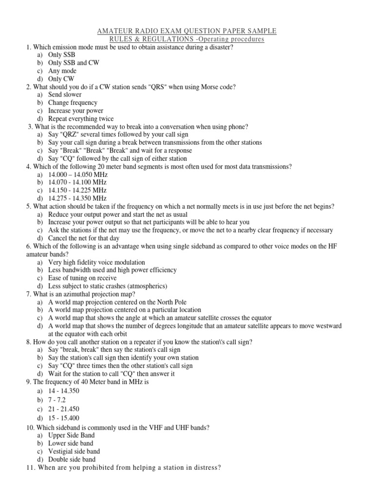 ASOC Exam Sample Question Paper 2 | PDF | Inductor | Capacitor