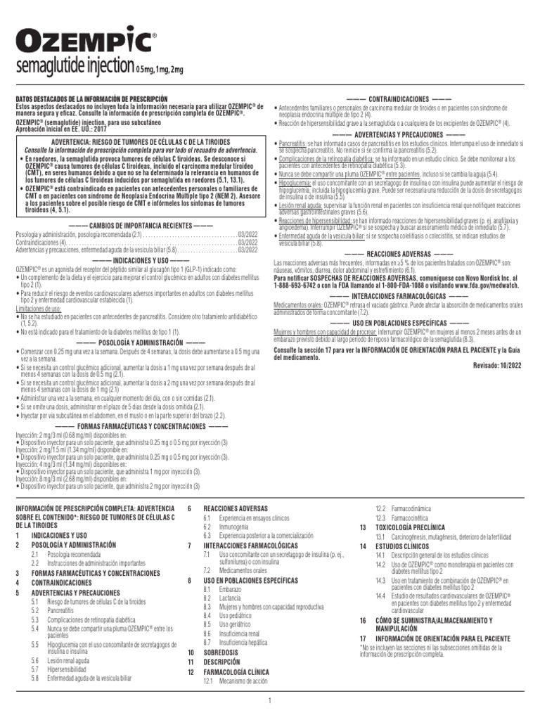 Ozempic ES | PDF
