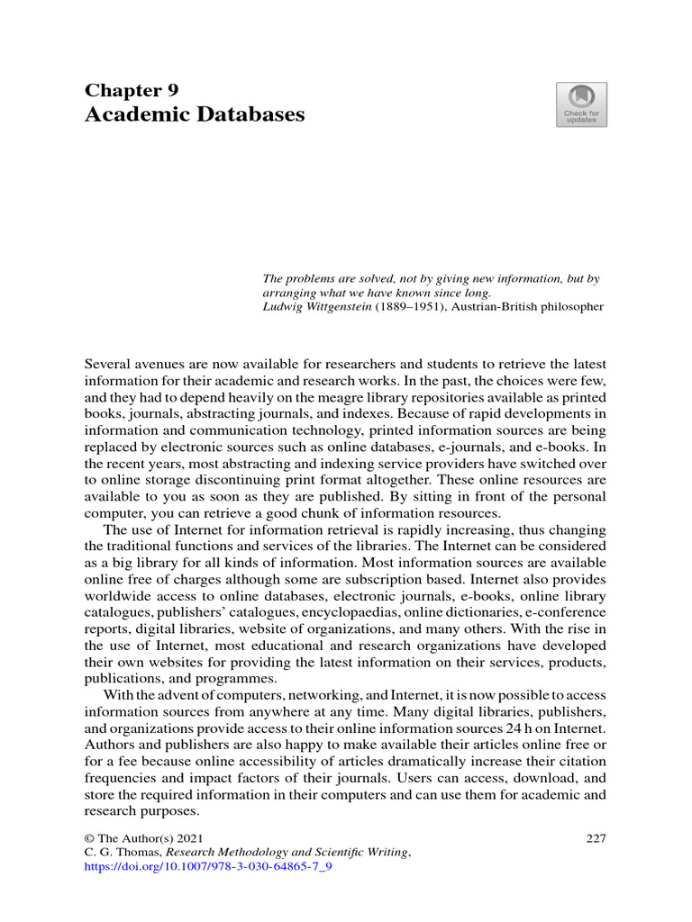Academic Databases | PDF | Pub Med | Information Science