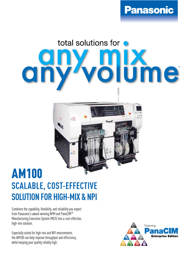 Panasonic AM100 | PDF | Image Scanner | Computer Aided Design