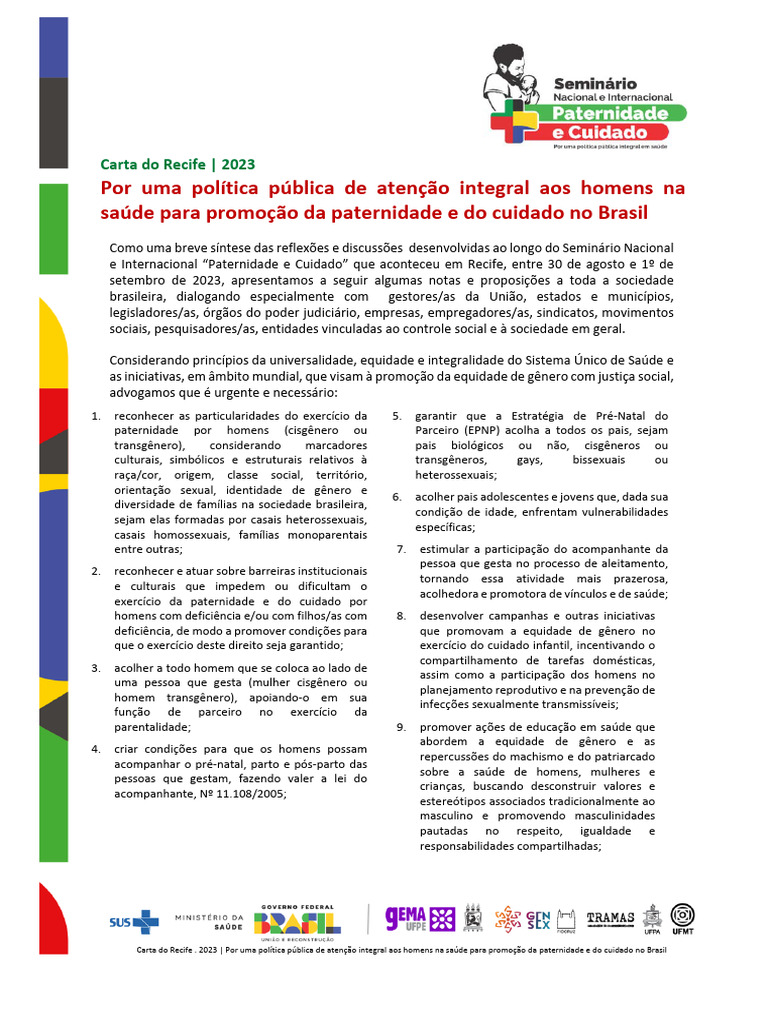 Carta Recife Editada | PDF