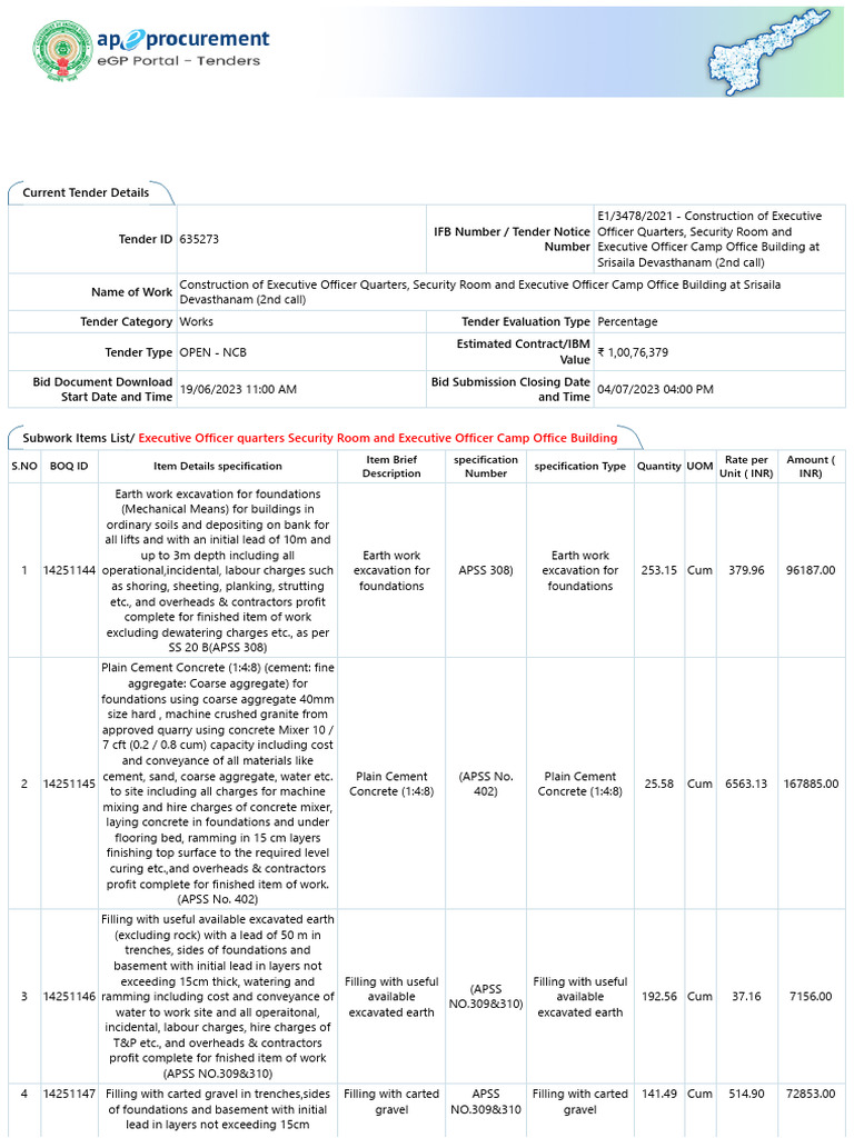 BOQ - Online | PDF | Concrete | Construction Aggregate