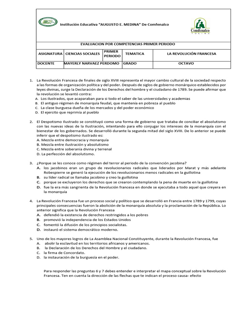 Eval. Compet. Rev. Francesa | PDF