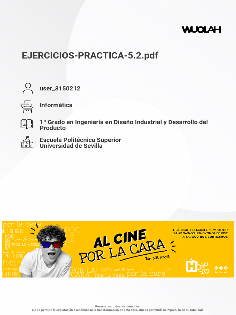 Ejercicios Practica 5.2 | PDF