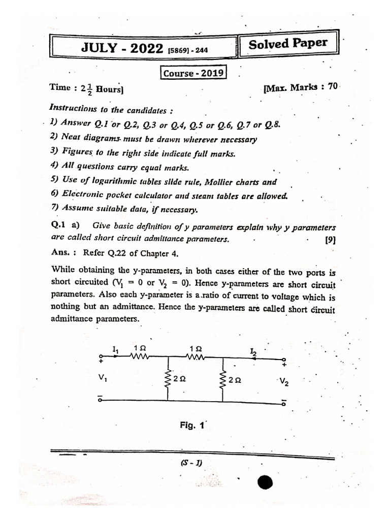 ELC Sample Endsem Paper Pattern With Solution | PDF