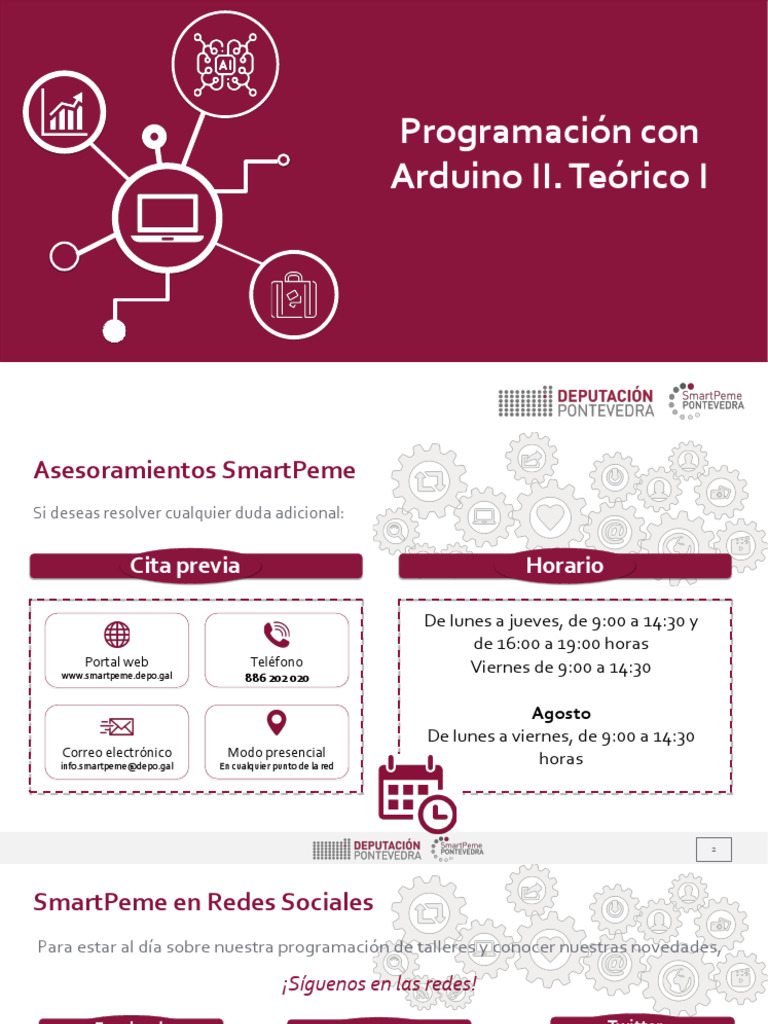 SmartPeme - Programación Con Arduino II. Teórico I | PDF SmartPeme - Programación Con Arduino II. Teórico I | PDF