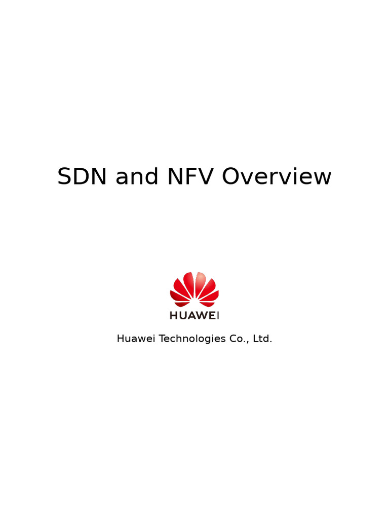 20 SDN and NFV Overview | PDF | Computer Network | Cloud Computing