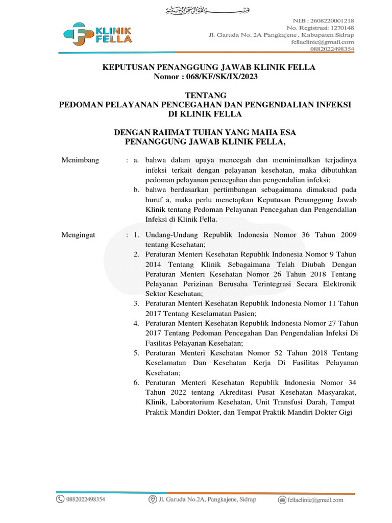 SK Pedoman Ppi | PDF | Pengembangan Diri