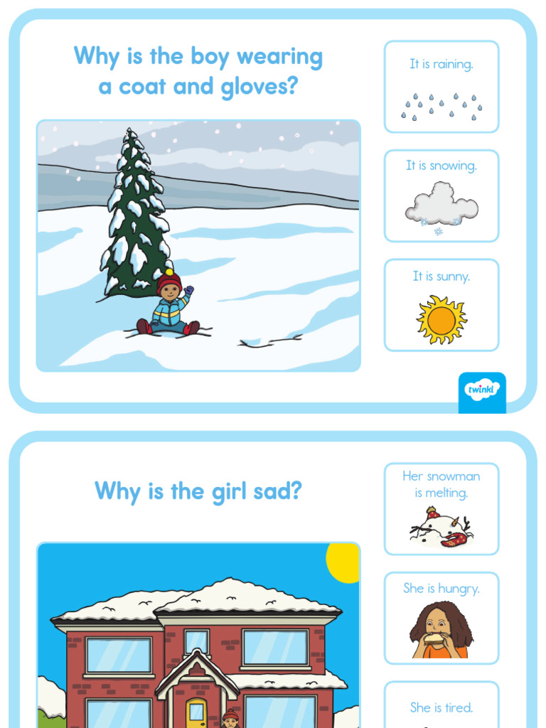 Winter Activities for Kindergarten Kids | PDF