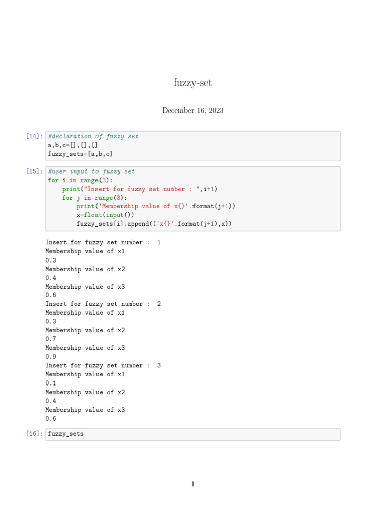 Fuzzy Set | PDF | Mathematical Logic | Fuzzy Logic
