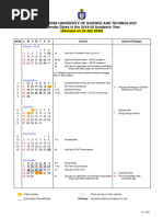 NUS Academic Calendar 2024/25 | PDF | Academic Term | Educational Stages