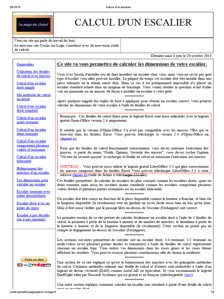 Calcul D'un Escalier | PDF