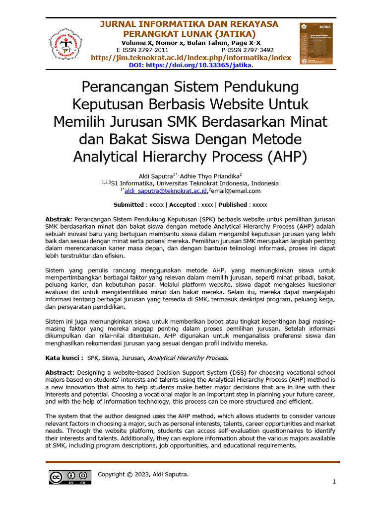 Jurnal Aldi Saputra | PDF
