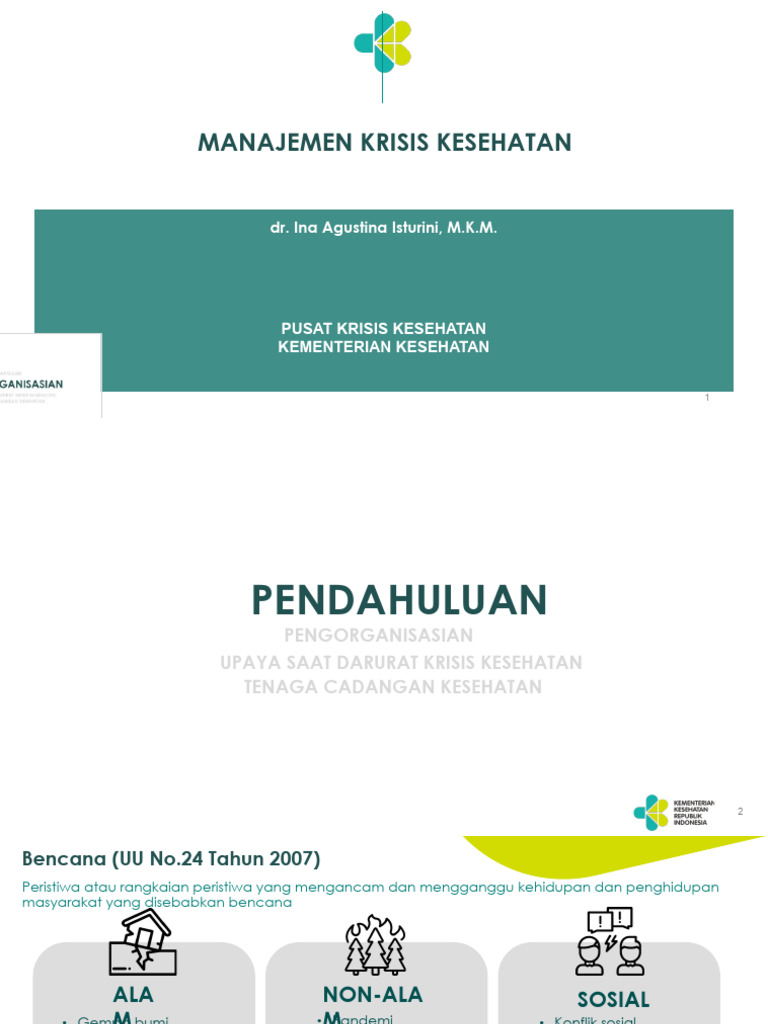 Manajemen Krisis Kesehatan Heoc 2006 | PDF