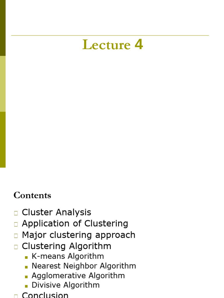 Pattern Recognition Lecture 3 | PDF