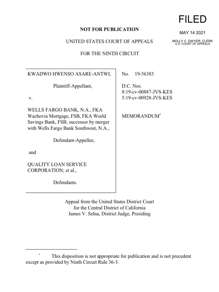 Slander Of Title V Wells Fargo PDF Federal Preemption Federal