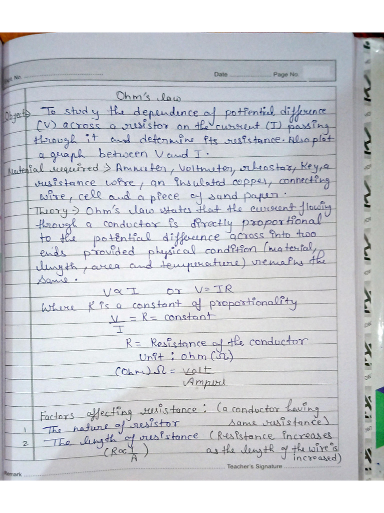 Class 10th Science Lab Manual 2023-24 | PDF