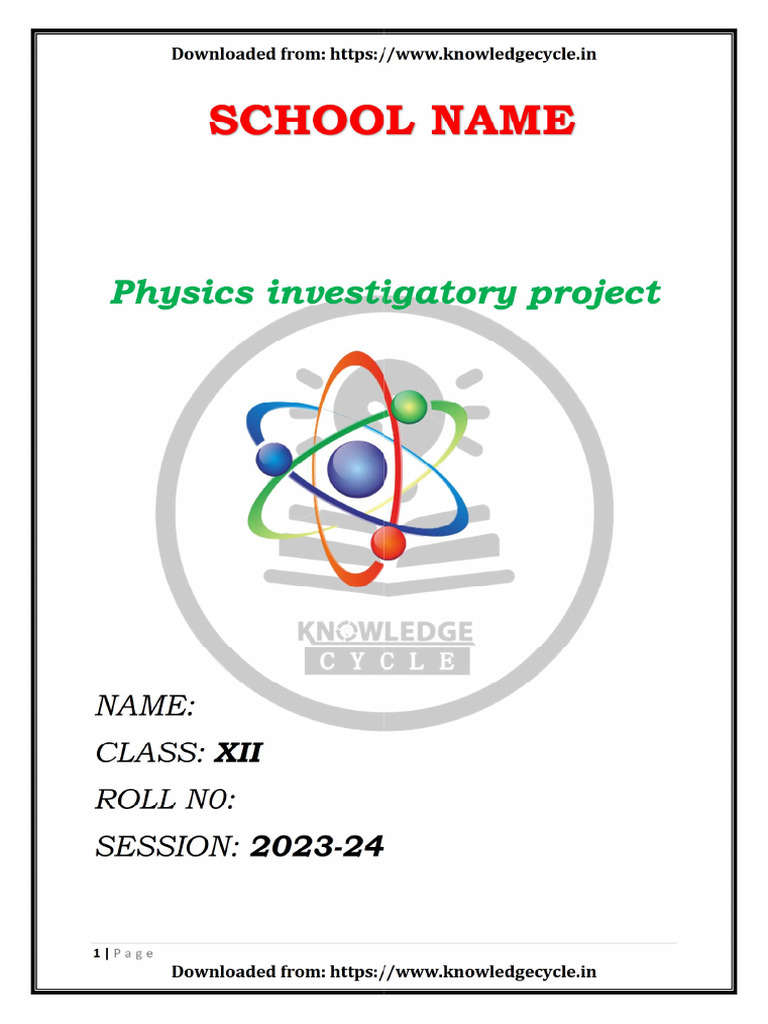 Eddy Current Investigatory Project (P) | PDF