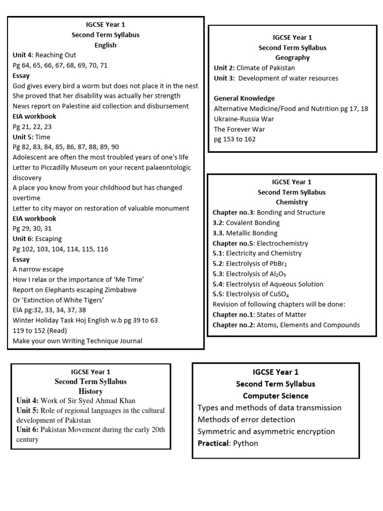 Igcse Year 1 | PDF | Physics | Physical Sciences