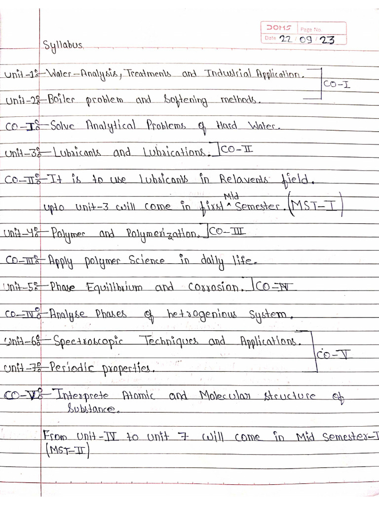 Chemistry Unit-1 Notes | PDF