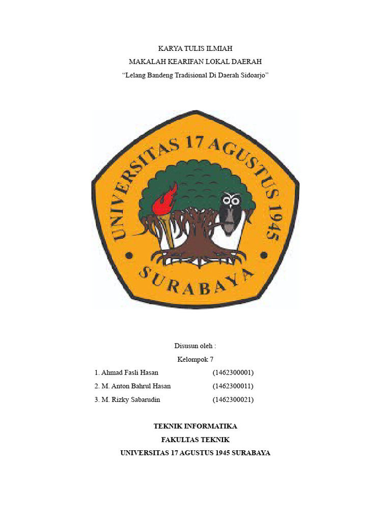 Lelang Bandeng Kawak Sidoarjo: Tradisi dan Ekonomi | PDF