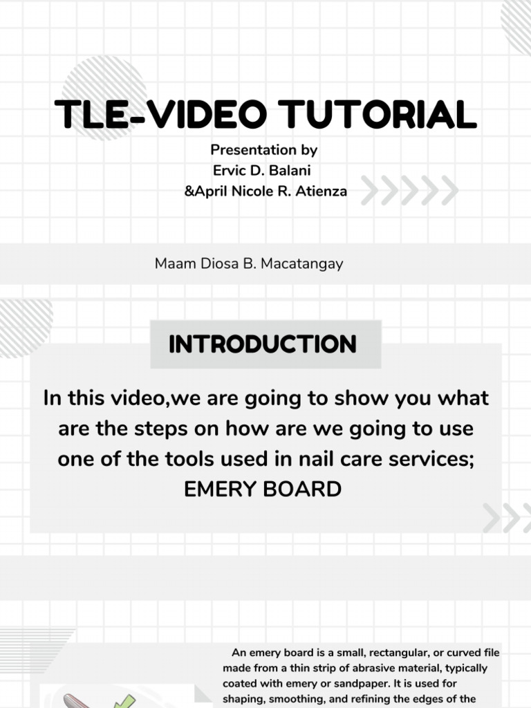 Tle Video Tutorial | PDF