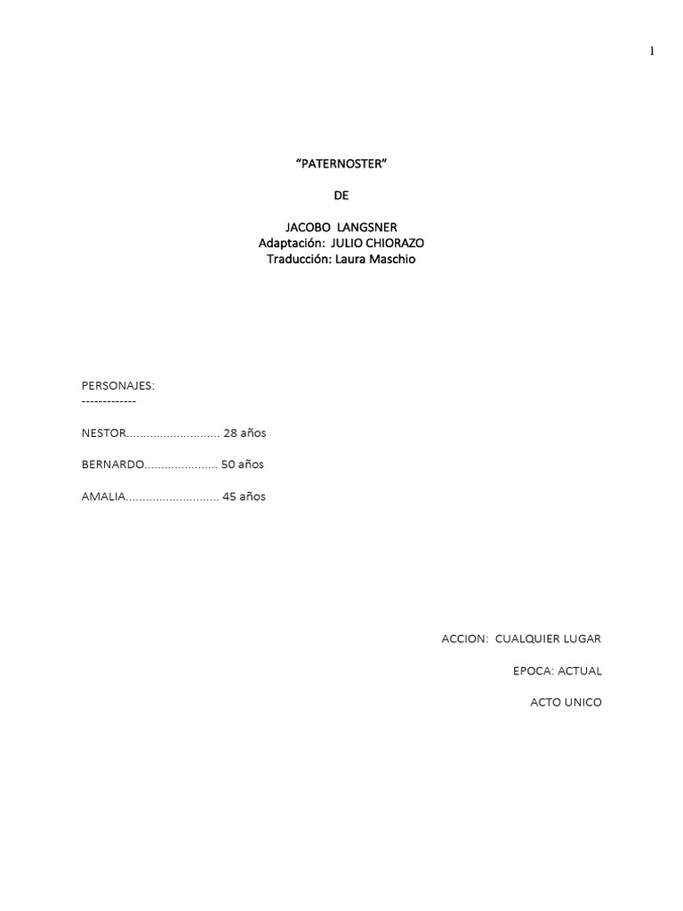 PATERNOSTER 2.0pdf | PDF