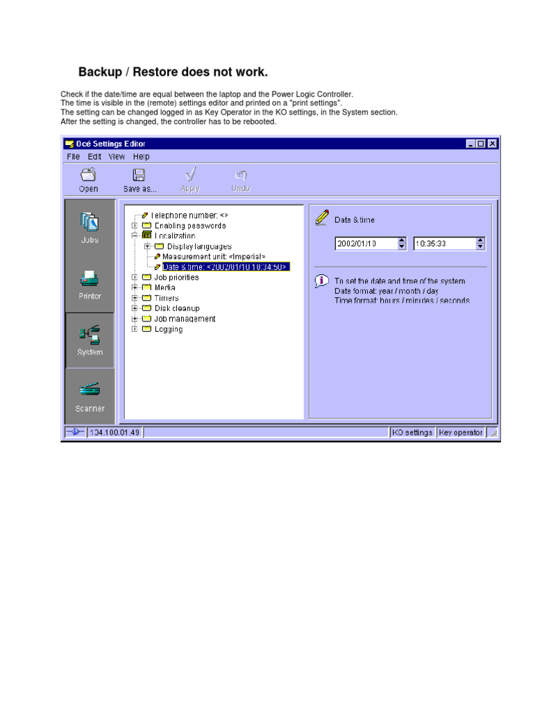 TSM Oce TDS320 - SDS | PDF | Parameter (Computer Programming) | Image ...