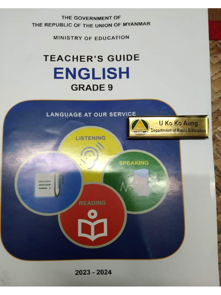 G9Teacher's Guide Answer Keyသီးသန့် | PDF