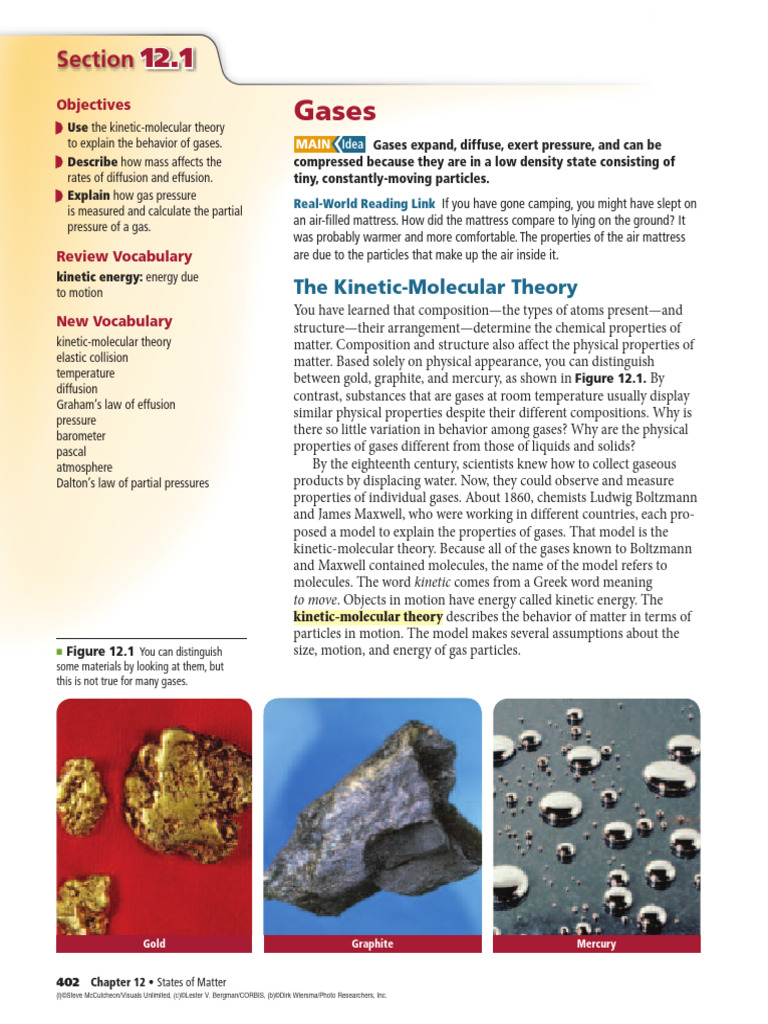 Gases and Solutions | PDF | Intermolecular Force | Gases