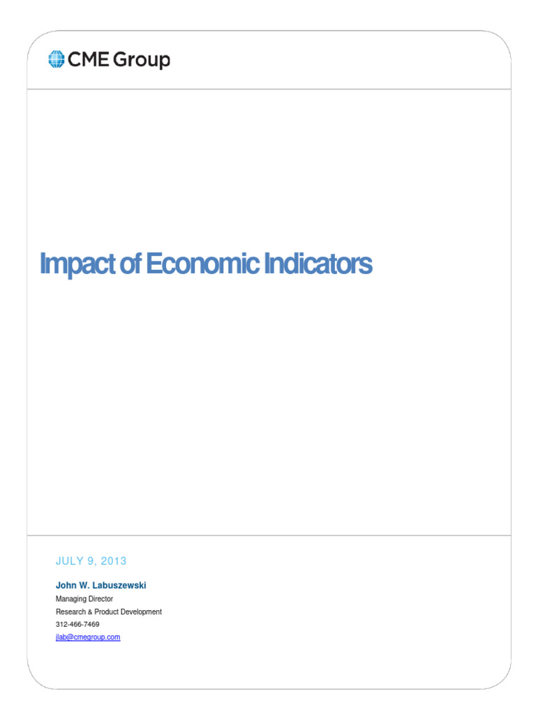Impact of Economic Indicators | PDF